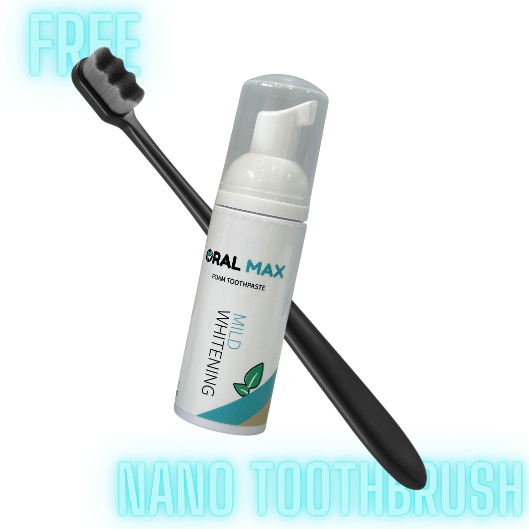ORAL MAX - Mild Whitening Foam Toothpaste – oral max