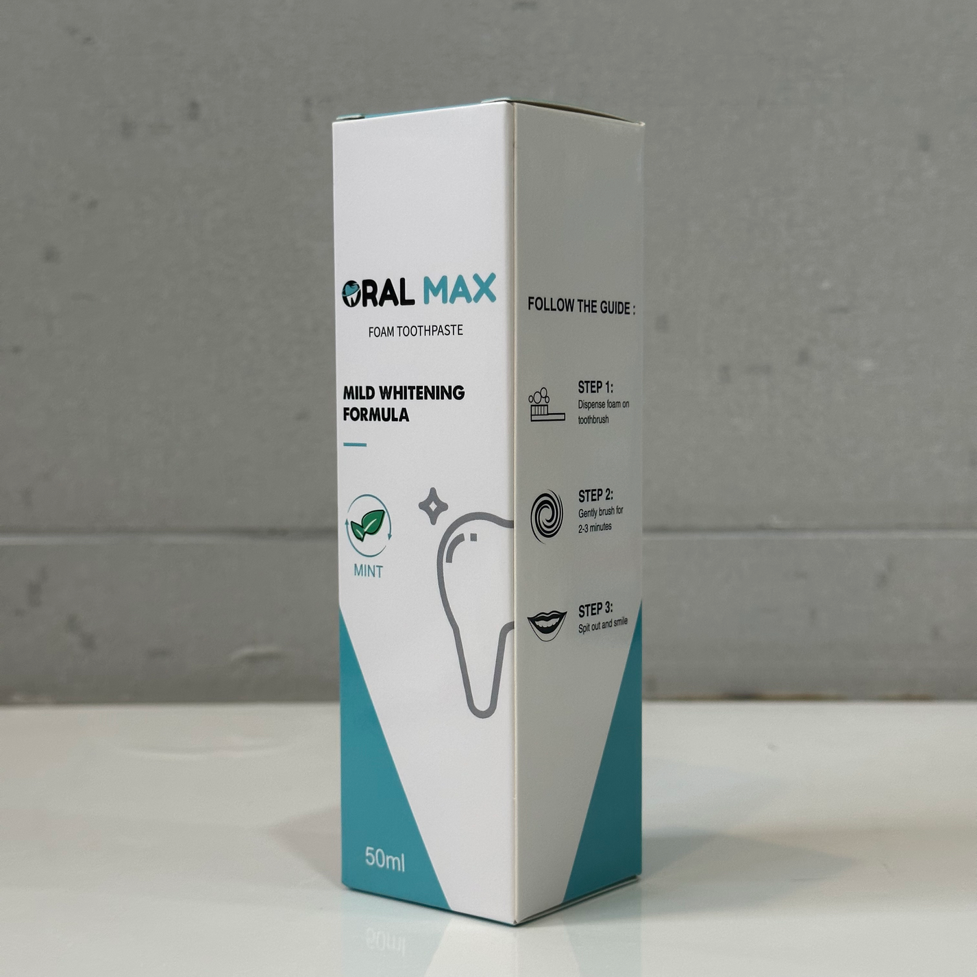 ORAL MAX - Mild Whitening Foam Toothpaste – oral max